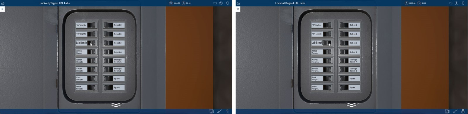 Next click on the lock icon on the lower toolbar.